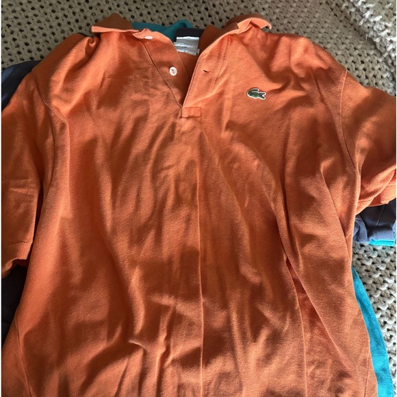 Lacoste | Shirts | Lacoste Polo Mens Xxl Orange | Poshmark
